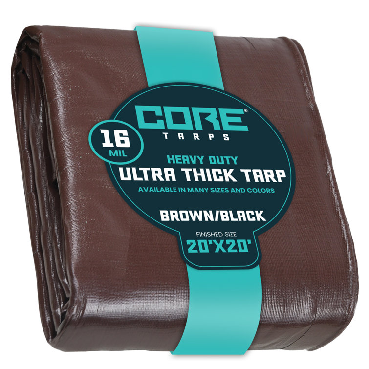 Core Tarps Extra Heavy Duty 16 Mil Tarp Cover Waterproof UV Resistant core-tarps-extra-heavy-duty-16-mil-tarp-cover-waterproof-uv-resistant